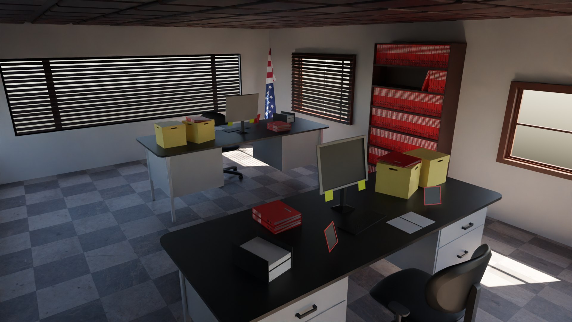 Police Station Interior 3D - TurboSquid 2158027