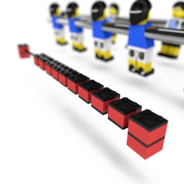 obj lego football table bars