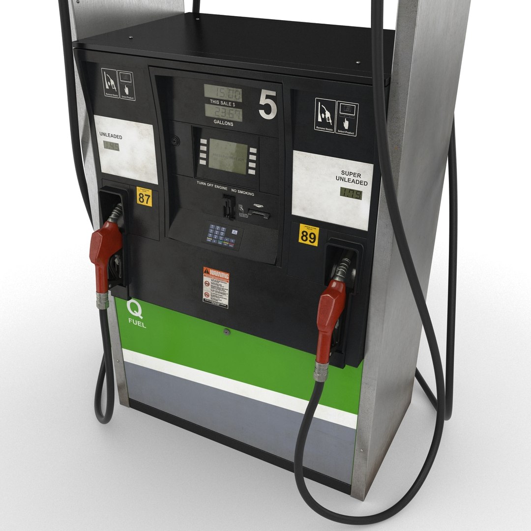 3d gas pump 7 model