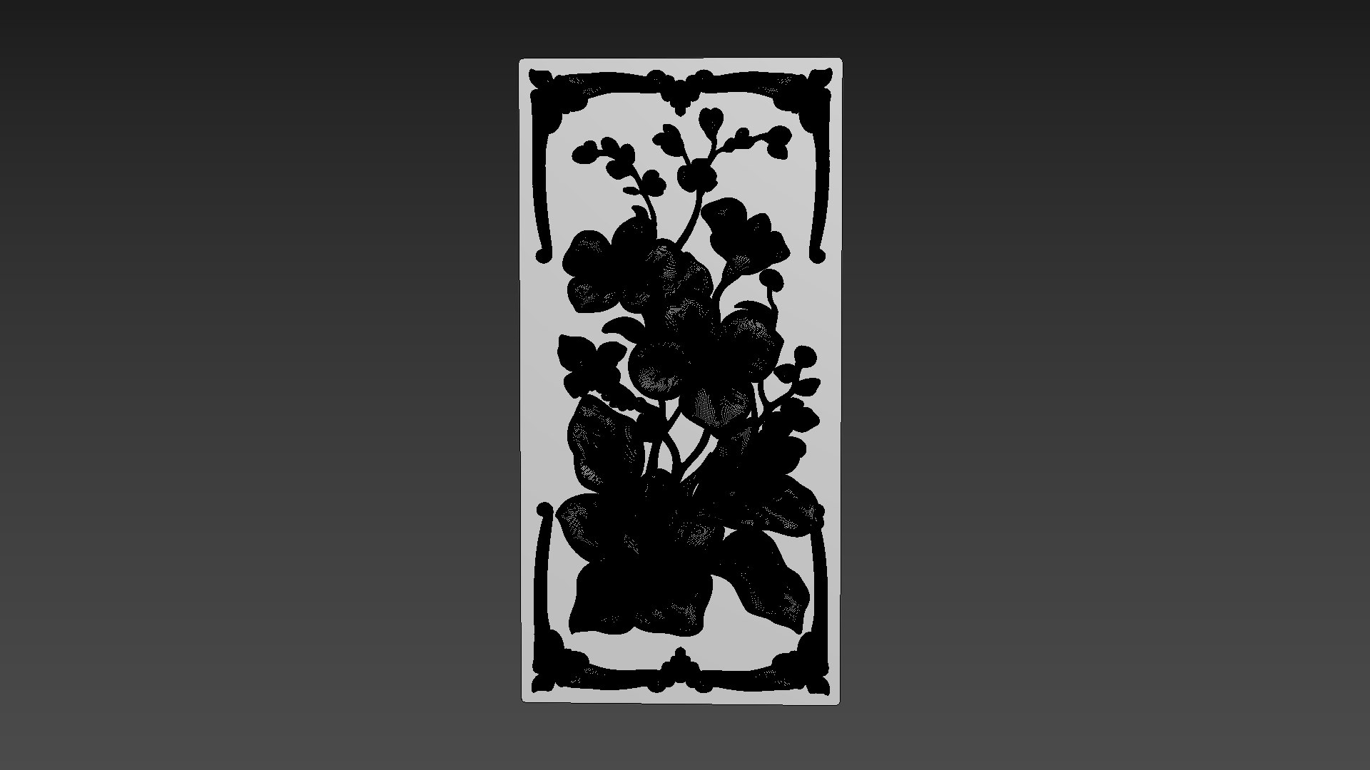 3D Orchids Flowers Relief Model - TurboSquid 2335235
