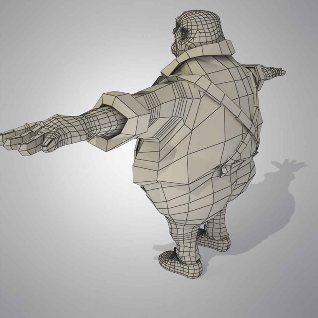 Egypt Cartoon Fat Man S