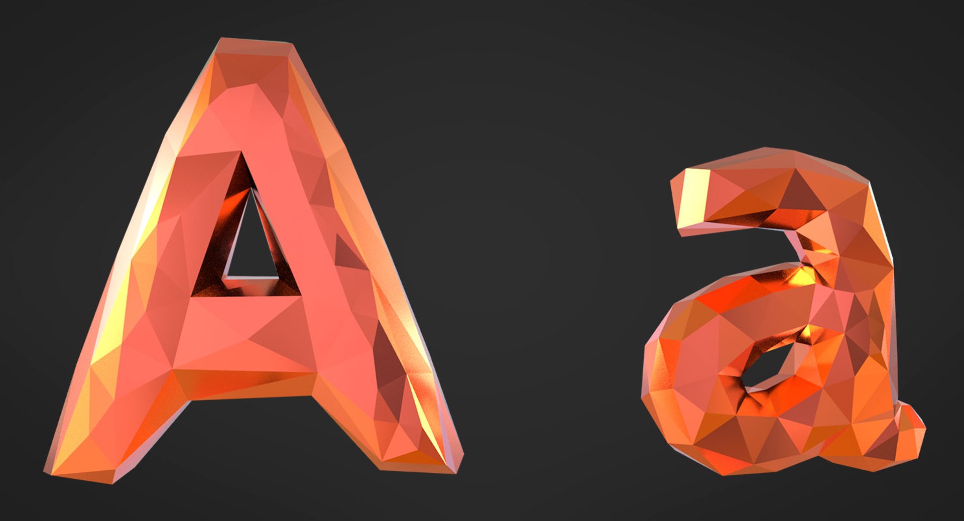 3D Letters Number - TurboSquid 1292596