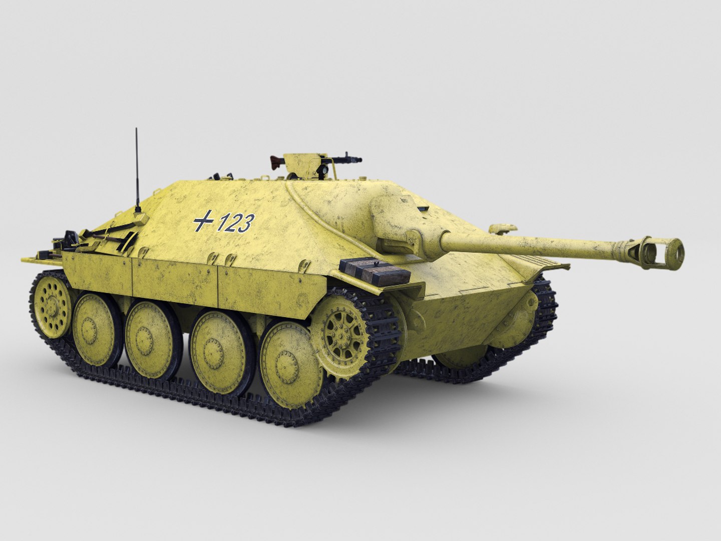 3d Model Jagdpanzer 38 Hetzer