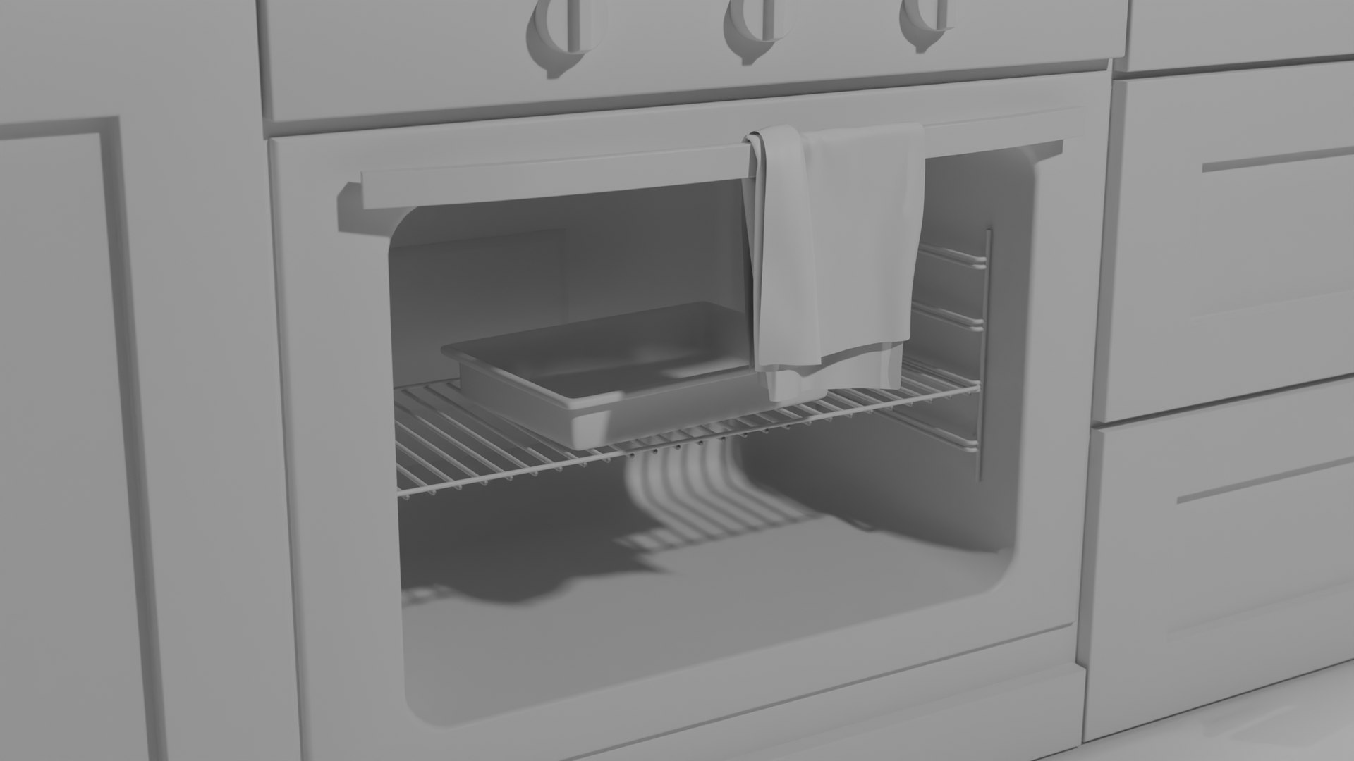 Free 3D Kitchen Scene With Furniture - TurboSquid 2284767