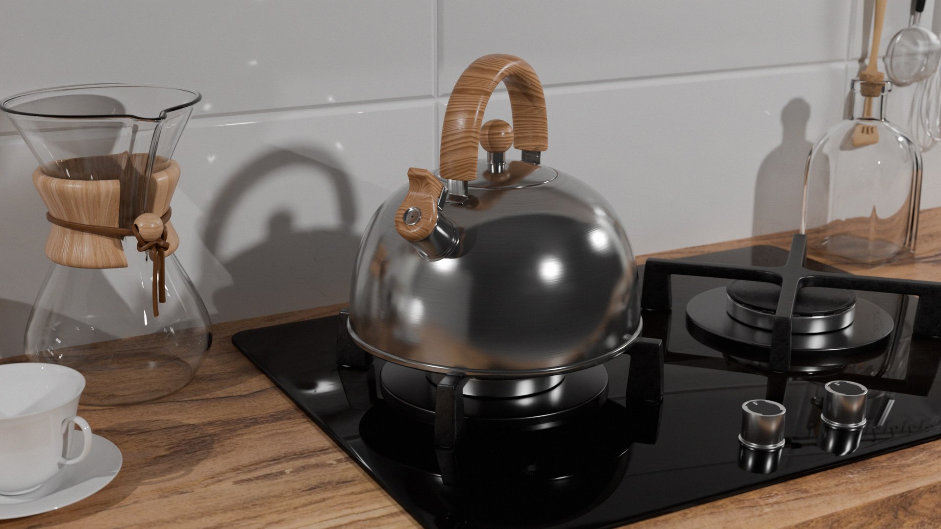 Free 3D Kitchen Scene With Furniture - TurboSquid 2284767