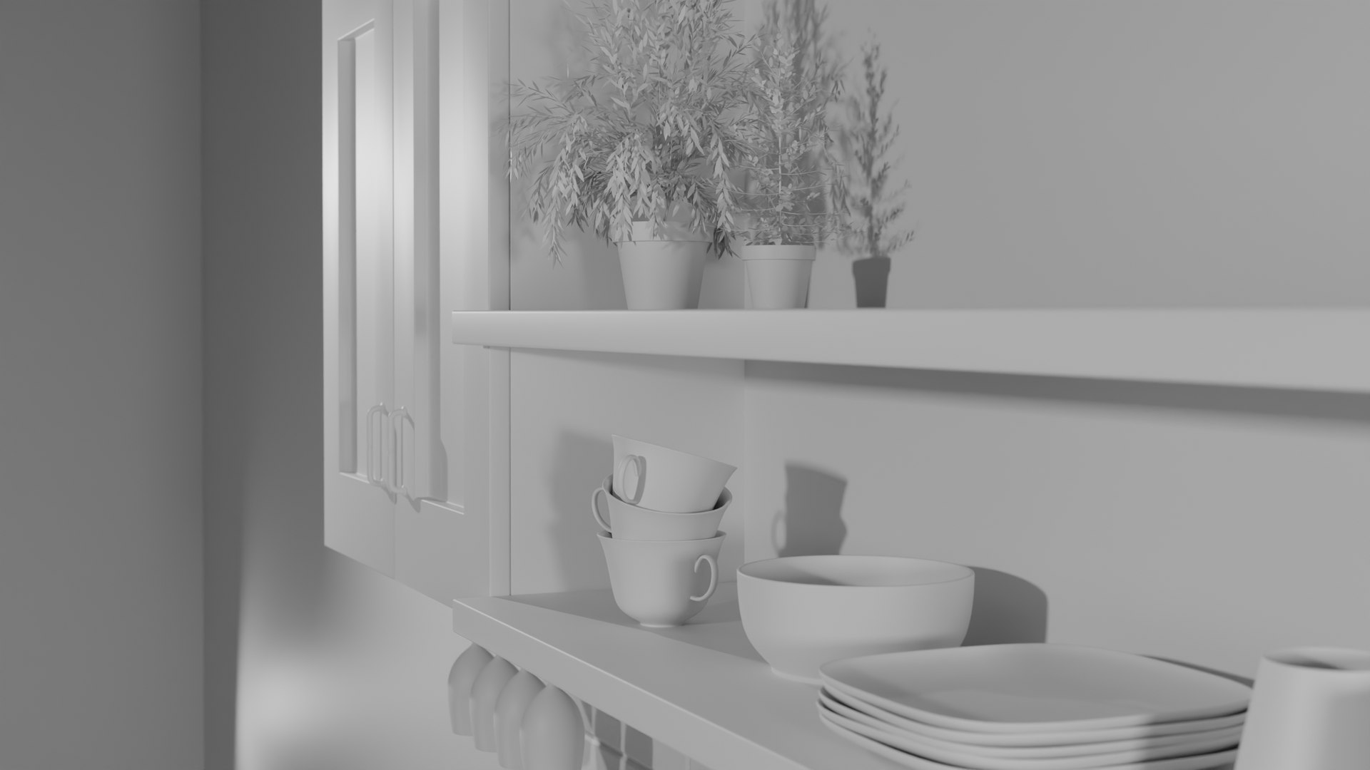 Free 3D Kitchen Scene With Furniture - TurboSquid 2284767