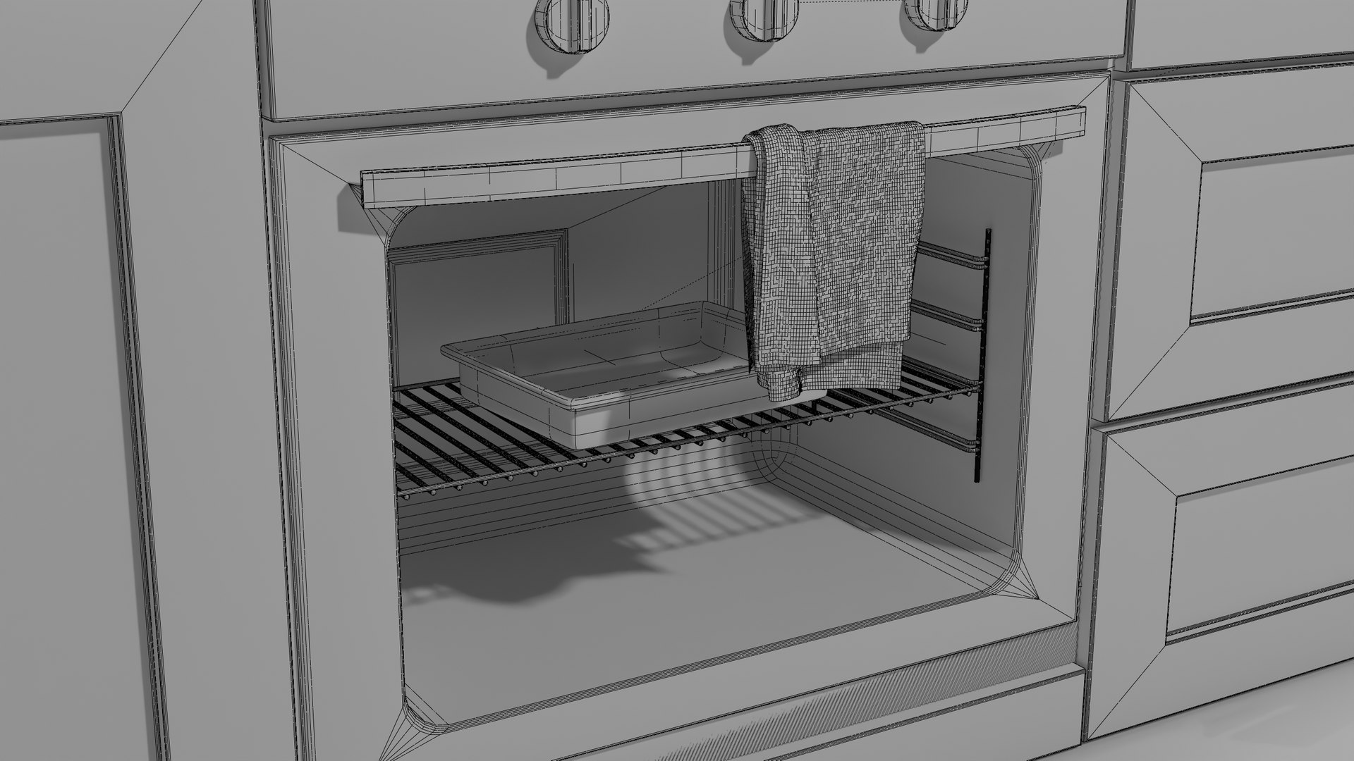 Free 3D Kitchen Scene With Furniture - TurboSquid 2284767