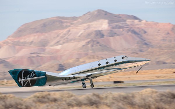 VSS Imagine Virgin Galactic SpaceShip III Rigged3Dモデル - TurboSquid 1841403