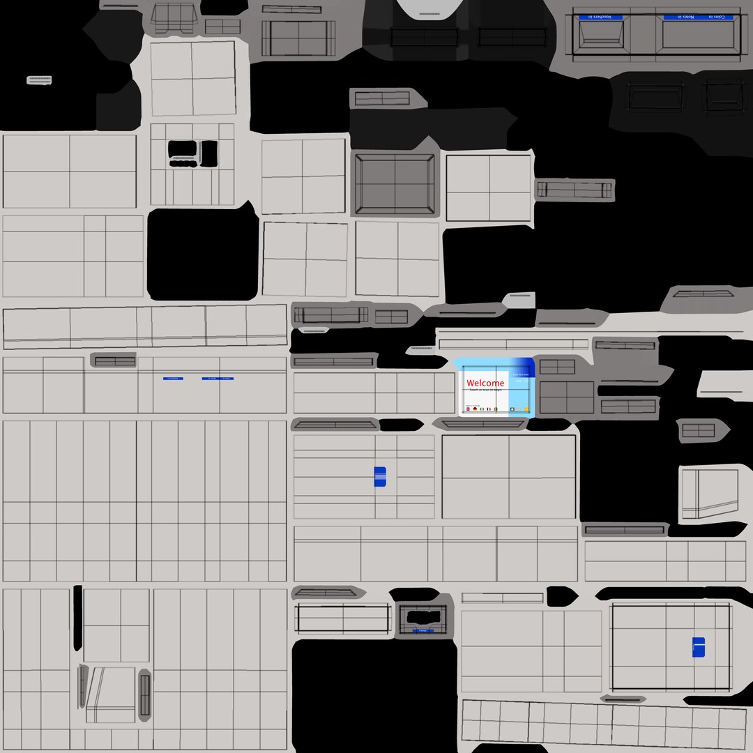 Self Service Checkout 3D Model - TurboSquid 2031460