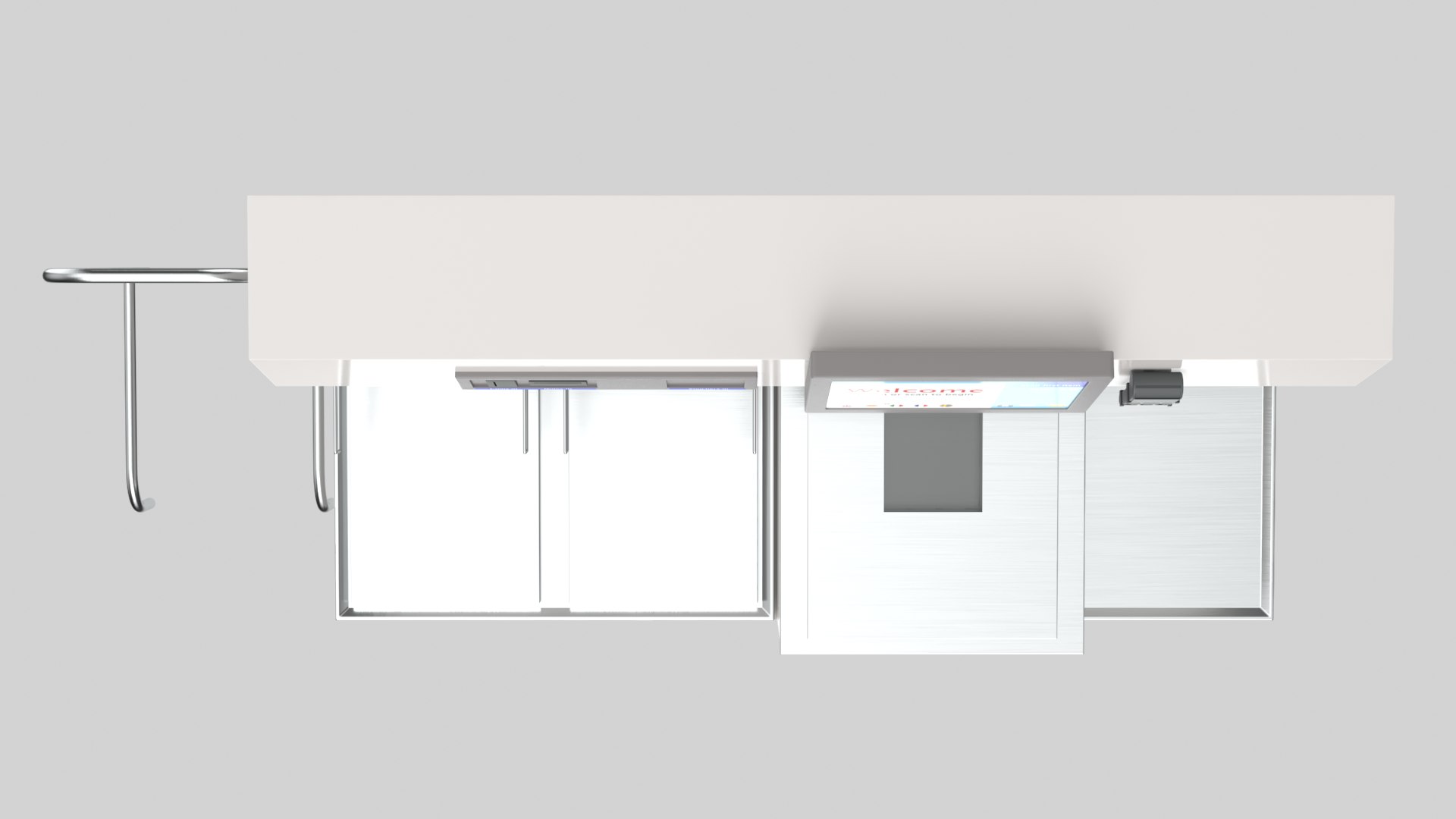 Self Service Checkout 3D Model - TurboSquid 2031460