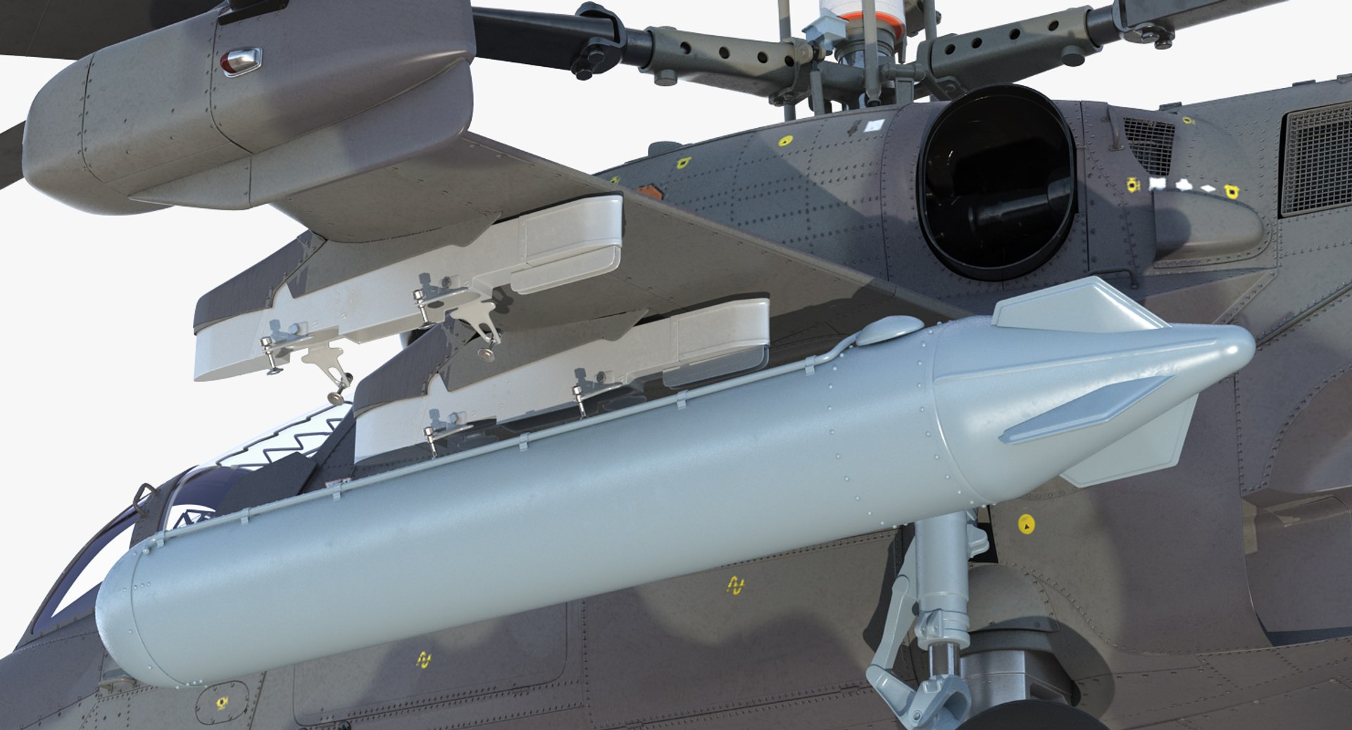 Attack helicopter ka52 black model - TurboSquid 1190657