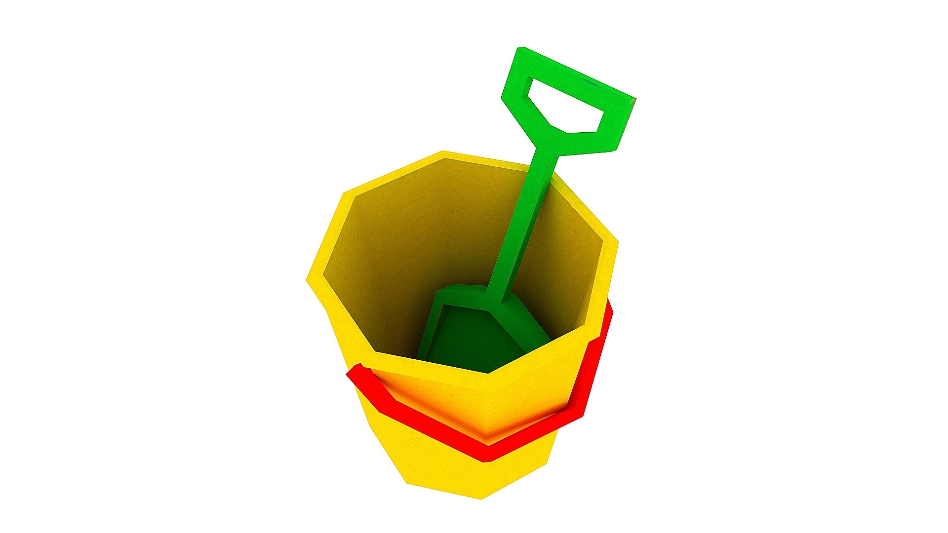3D bucket spade 03 - TurboSquid 1375267