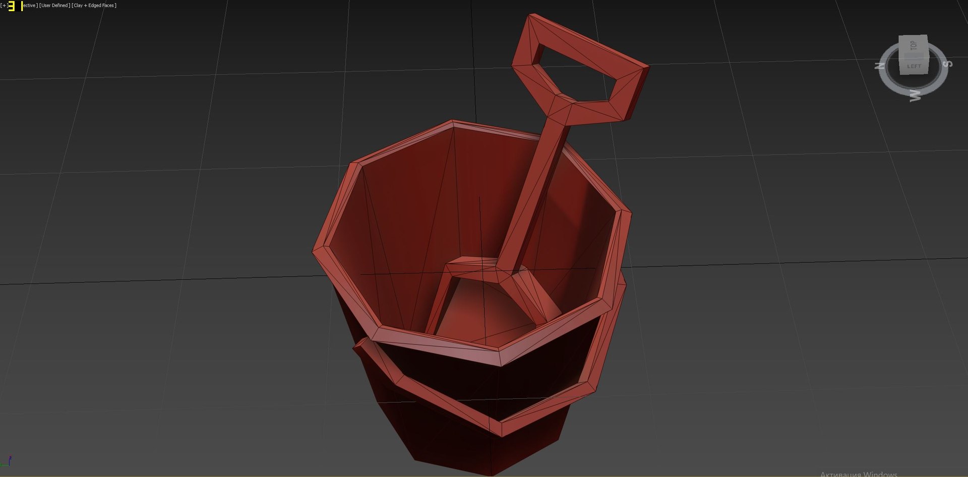 3D bucket spade 03 - TurboSquid 1375267