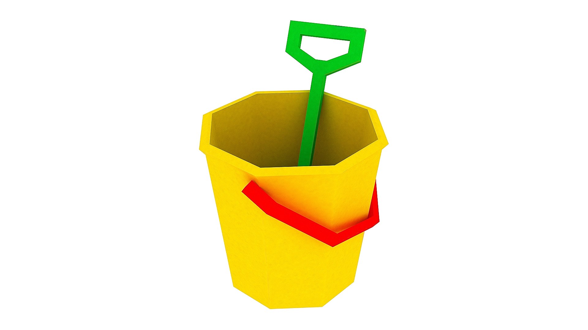 3D bucket spade 03 - TurboSquid 1375267