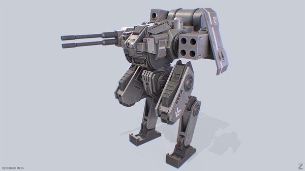 modelo 3d Mecánico defensor - TurboSquid 2147825