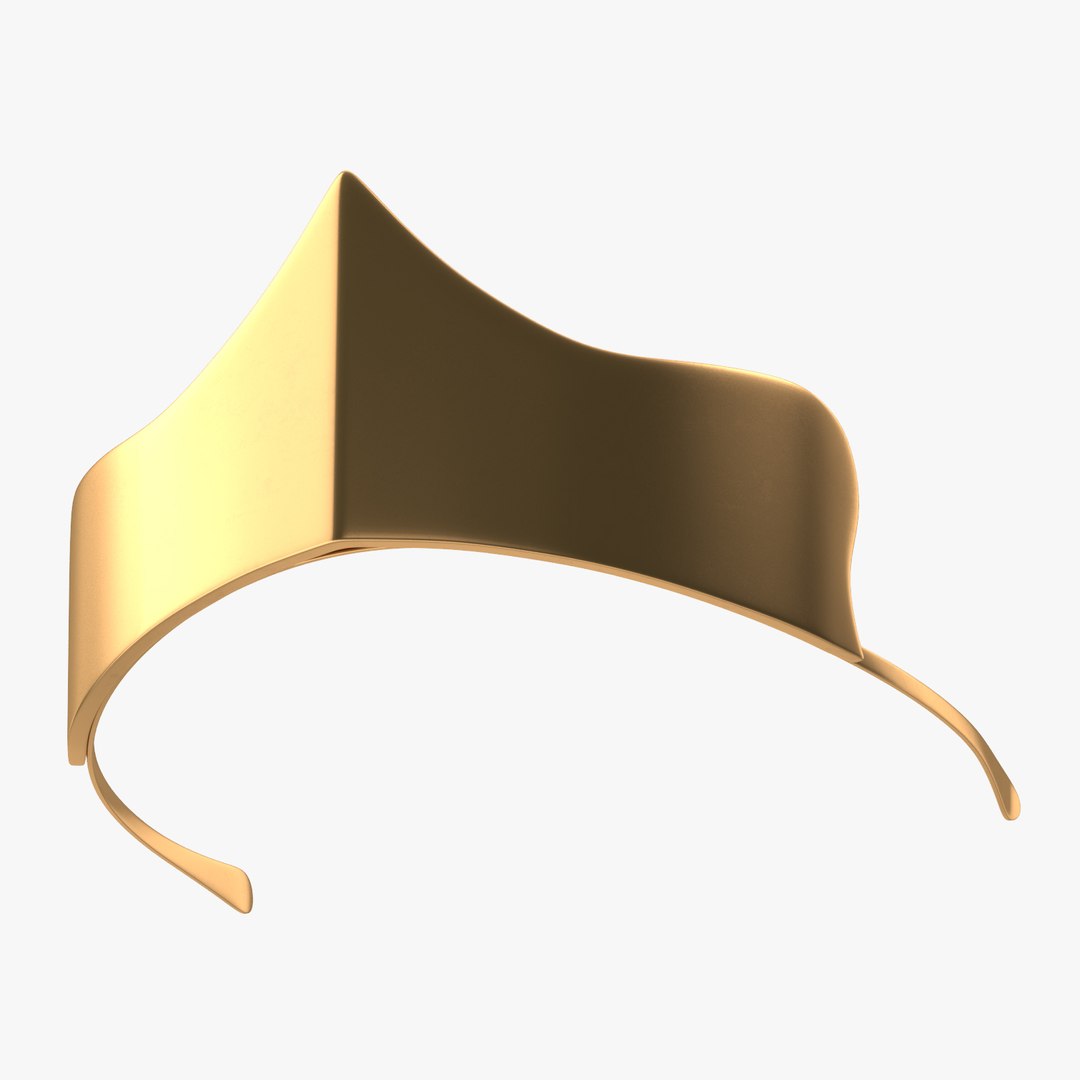 princess tiaras ariel 3d model