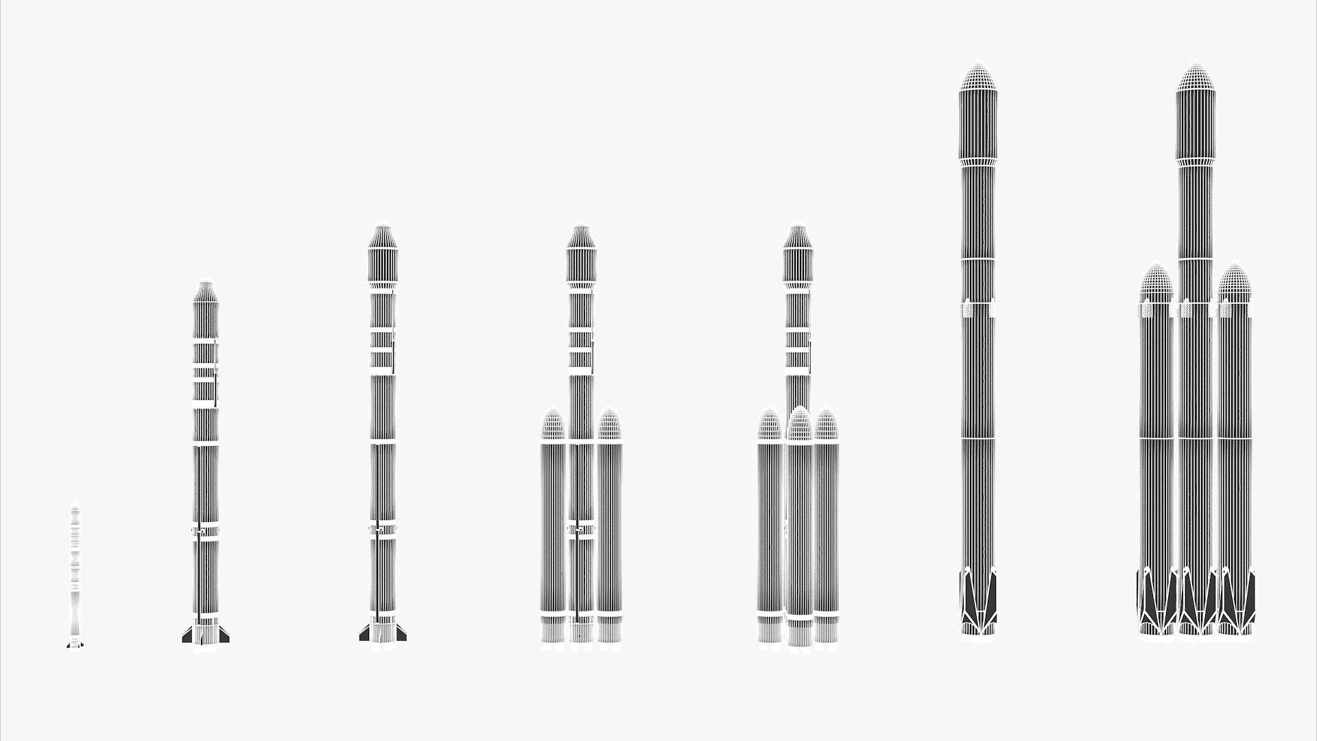 3D Landspace ZQ-1 ZQ-2 ZQ-3 Zhuque Rocket - TurboSquid 2183257