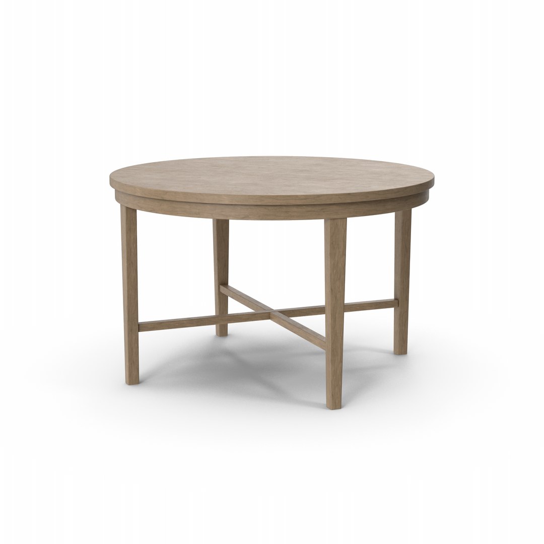 3D Round Dinner Table Model - TurboSquid 2110500