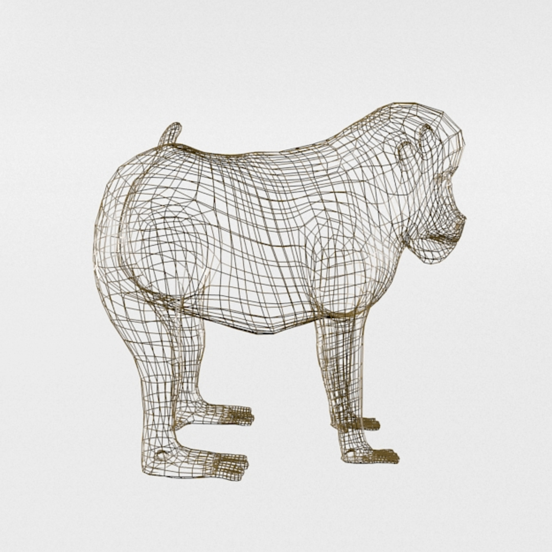 modelo 3d Mandril - TurboSquid 1400199