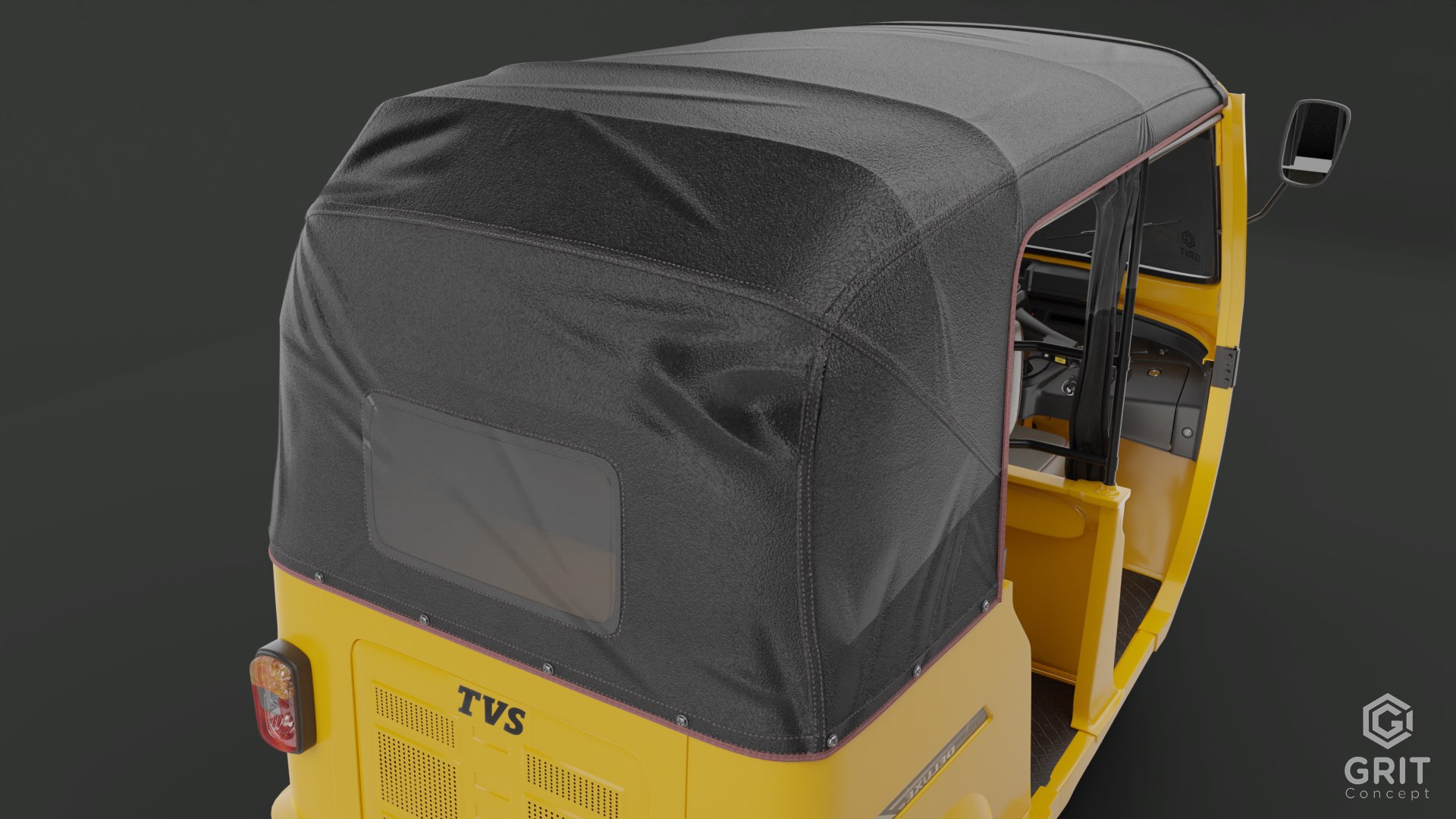 TRICYCLE - RICKSHAW 3D MODEL Low-poly 3D model 3D model - TurboSquid ...