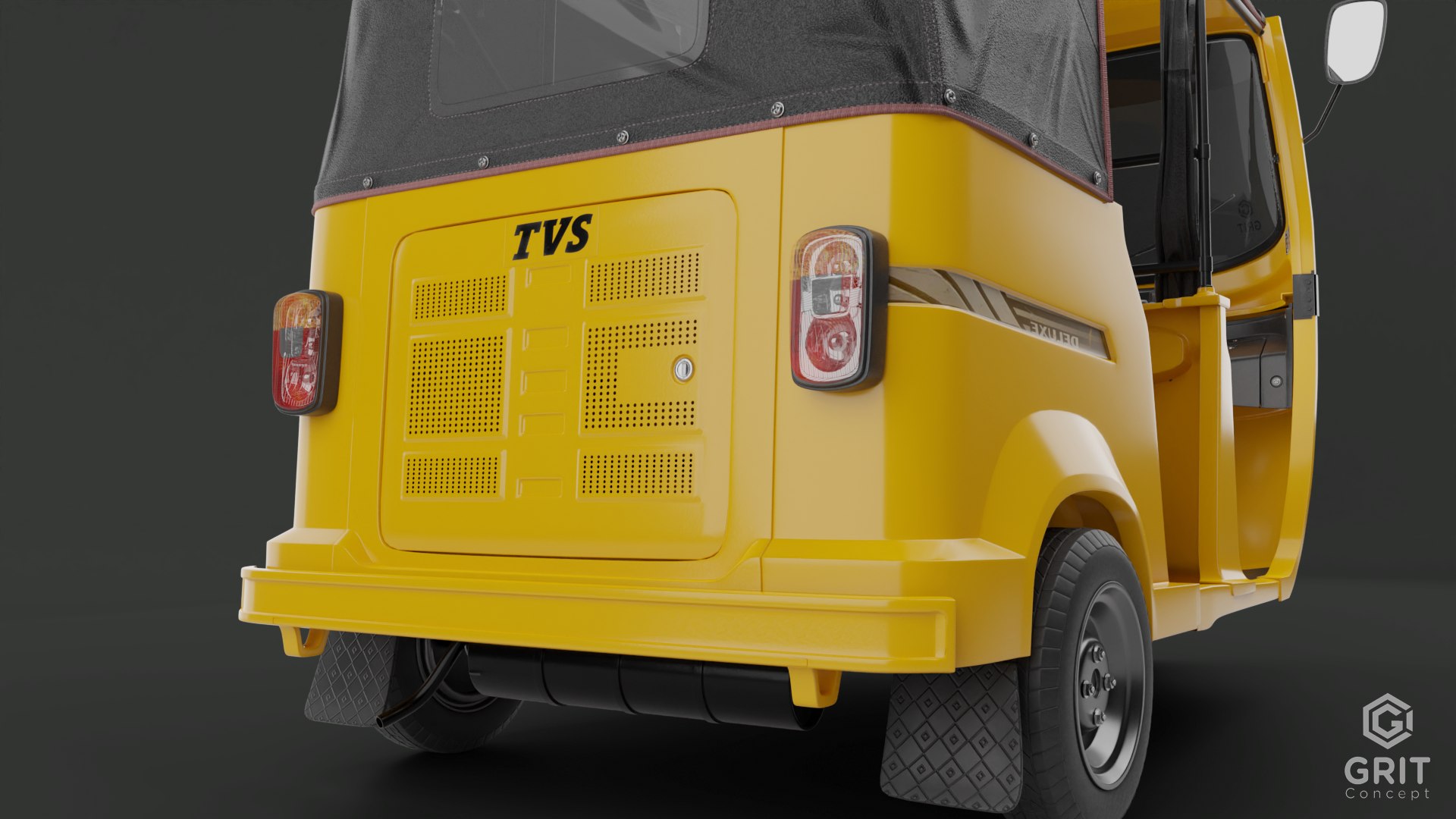 TRICYCLE - RICKSHAW 3D MODEL Low-poly 3D model 3D model - TurboSquid ...