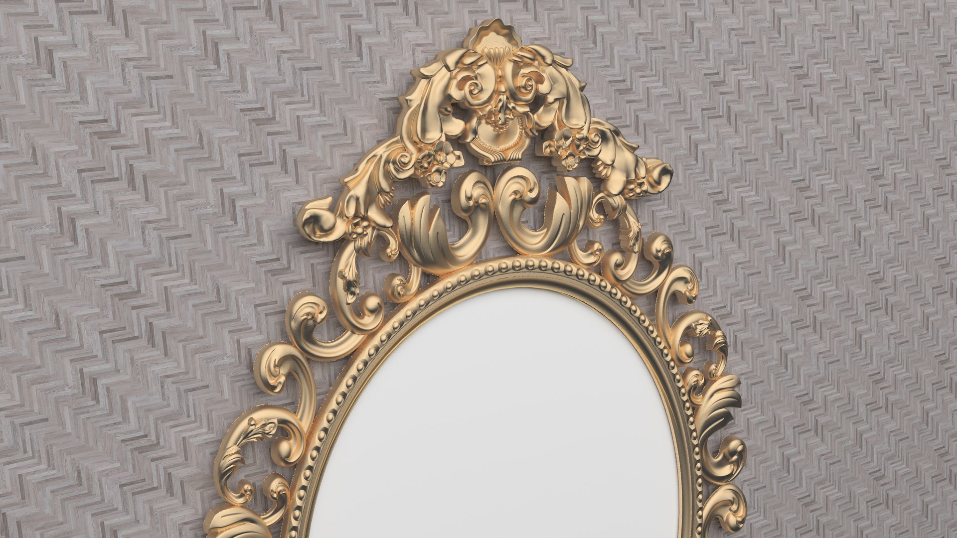Classic Mirror 8K 3D - TurboSquid 2259338