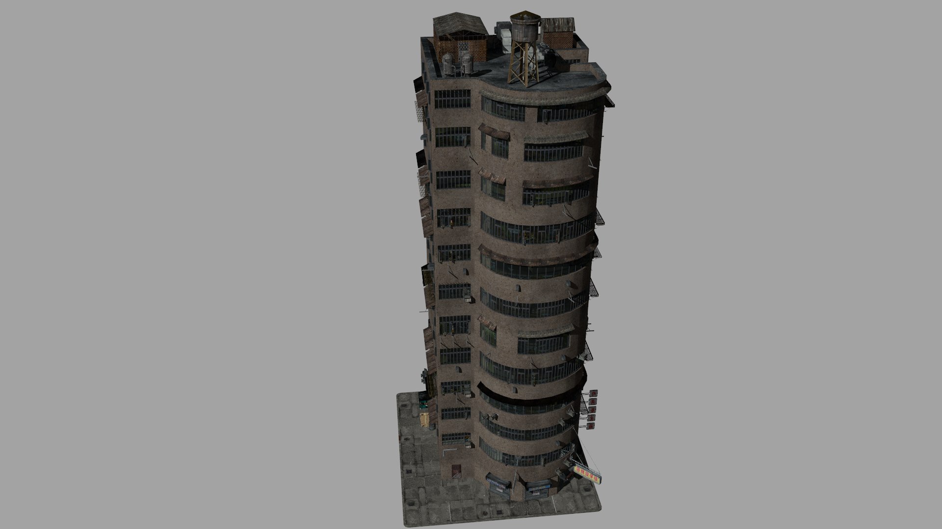 3D model urban building - TurboSquid 1633856