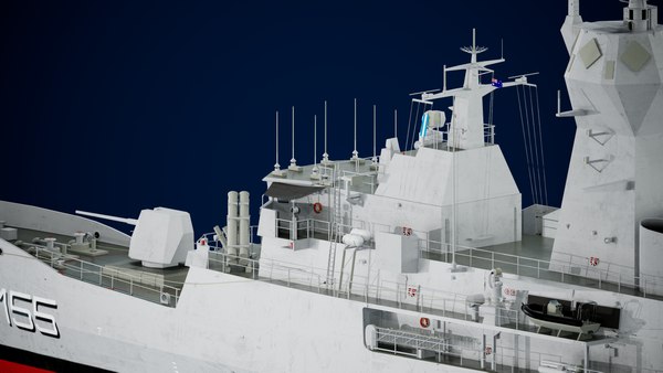 3D Anzac-Class Frigate - TurboSquid 1860384