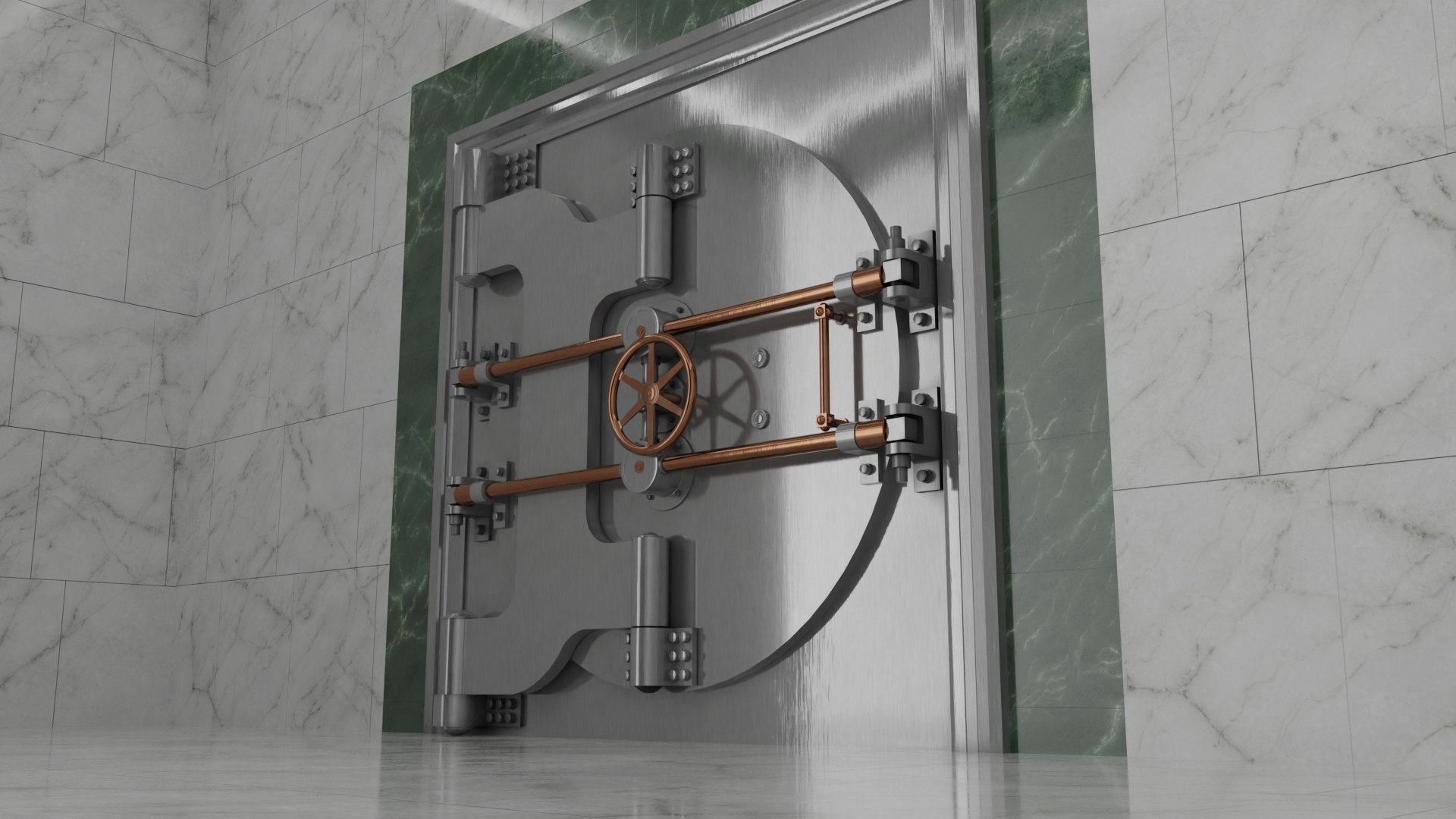 Bank Safe Room 3D - TurboSquid 2232486