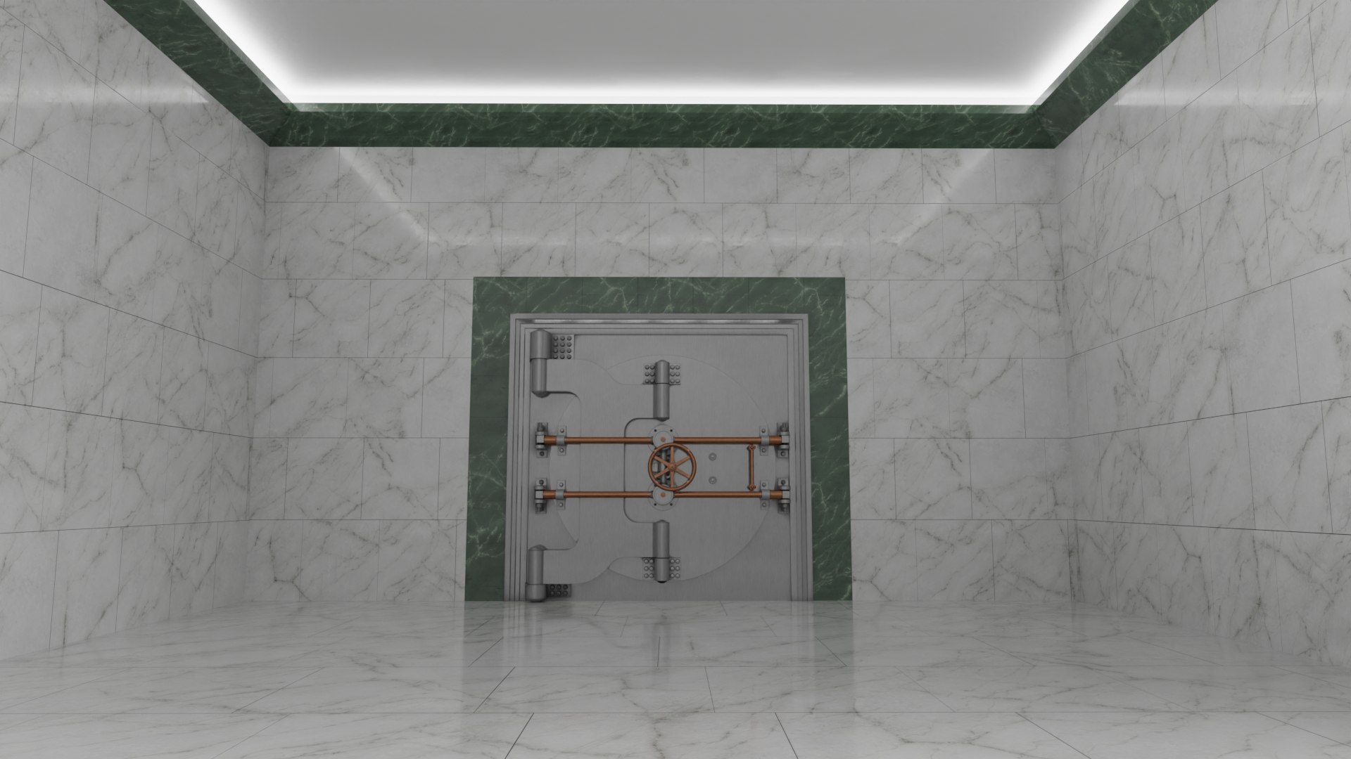 Bank Safe Room 3D - TurboSquid 2232486
