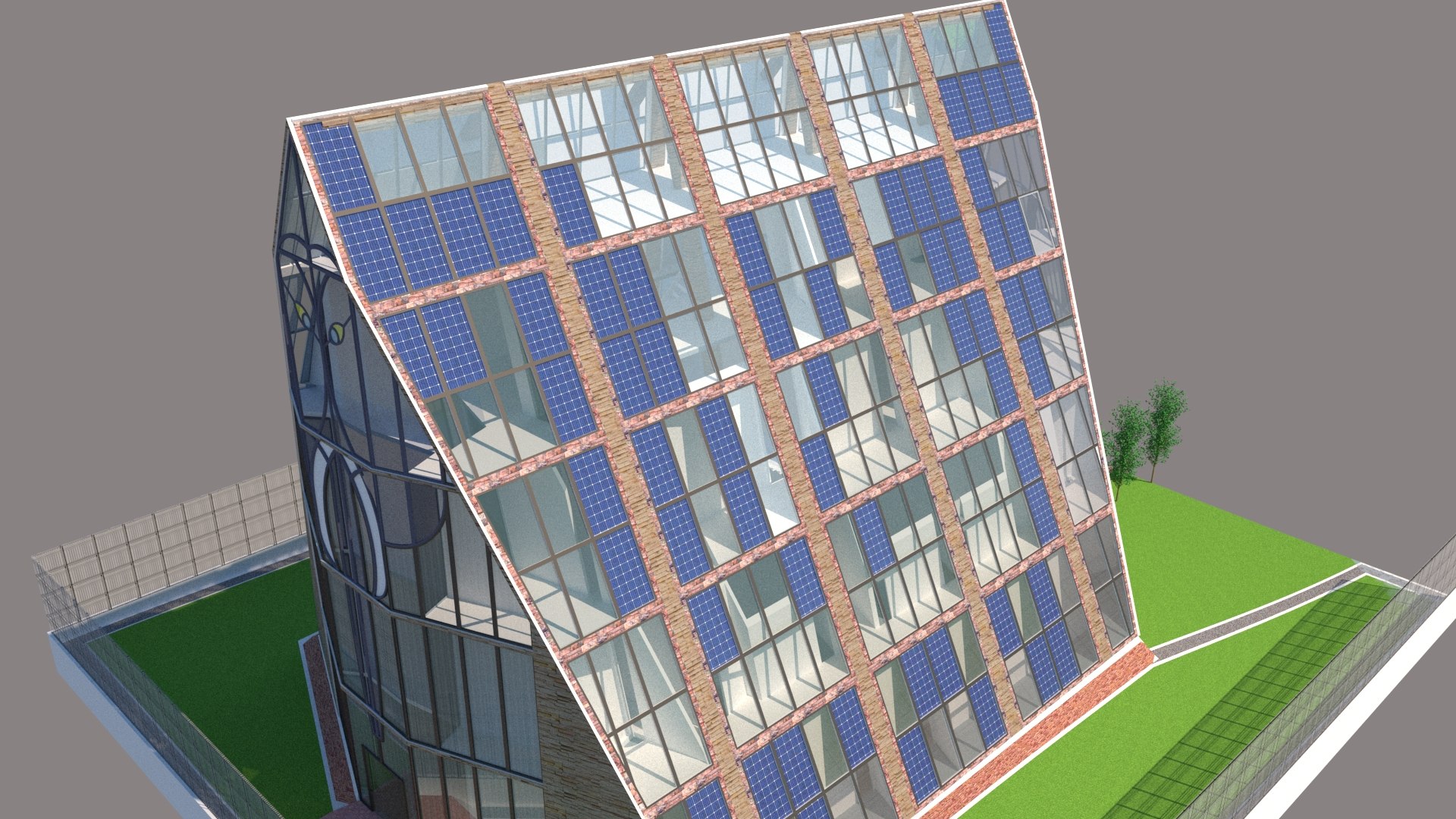 HIGHSCHOOL BUILDING 3D Model - TurboSquid 1746761