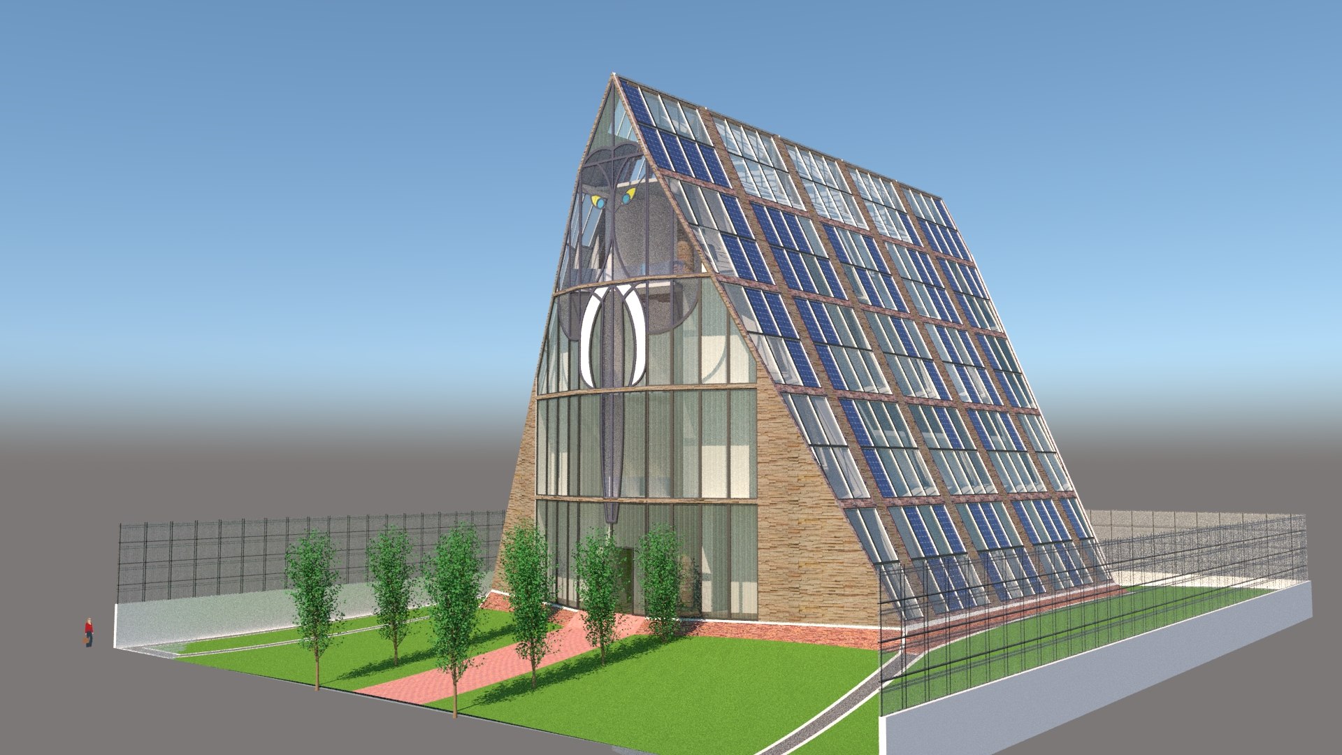 HIGHSCHOOL BUILDING 3D Model - TurboSquid 1746761