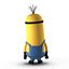 tall eyed minion pose 3d max