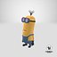 Tall Eyed Minion Pose 3d Max