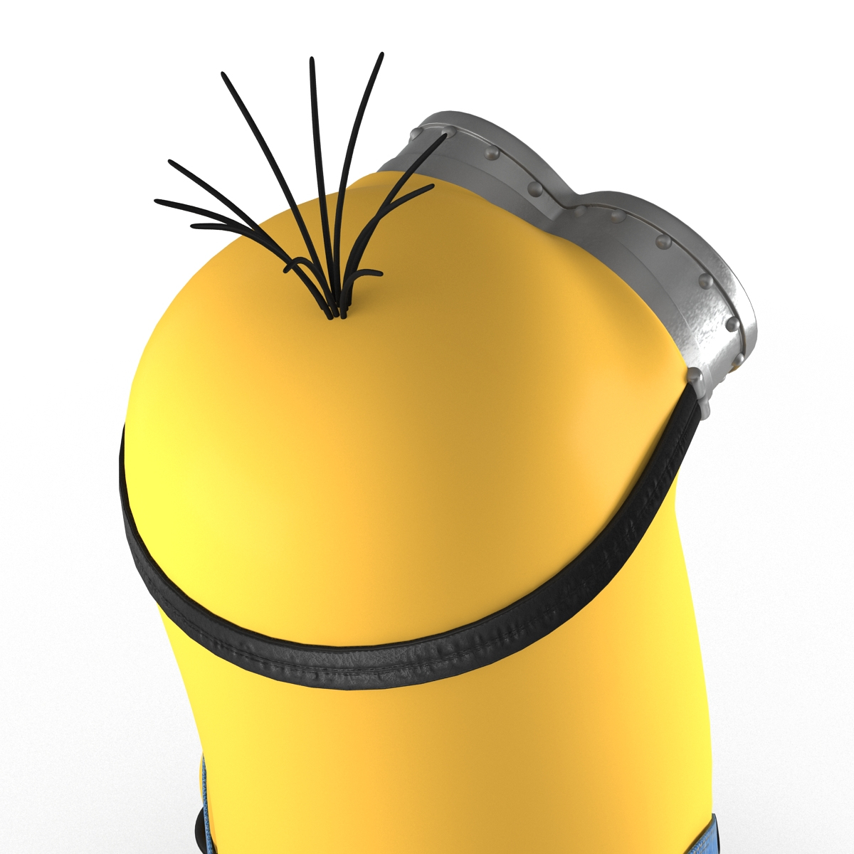 tall eyed minion pose 3d max