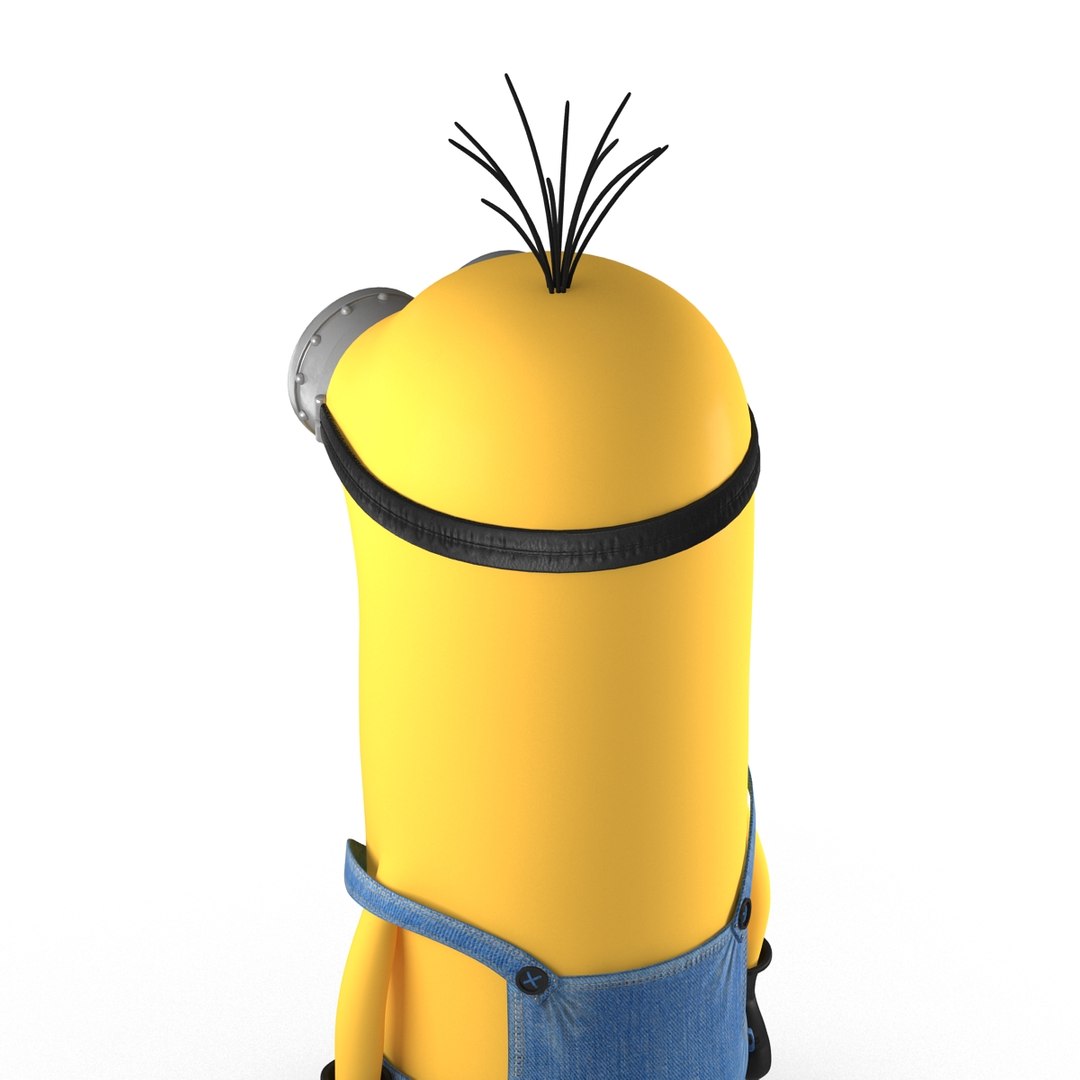 tall eyed minion pose 3d max