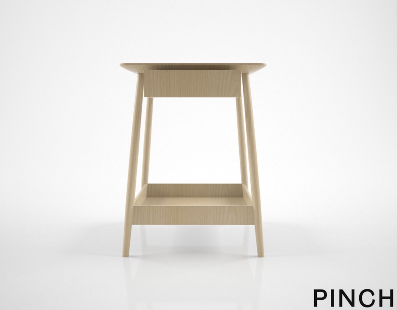 Pinch Harlosh Bedside Table 3D Model - TurboSquid 1152001