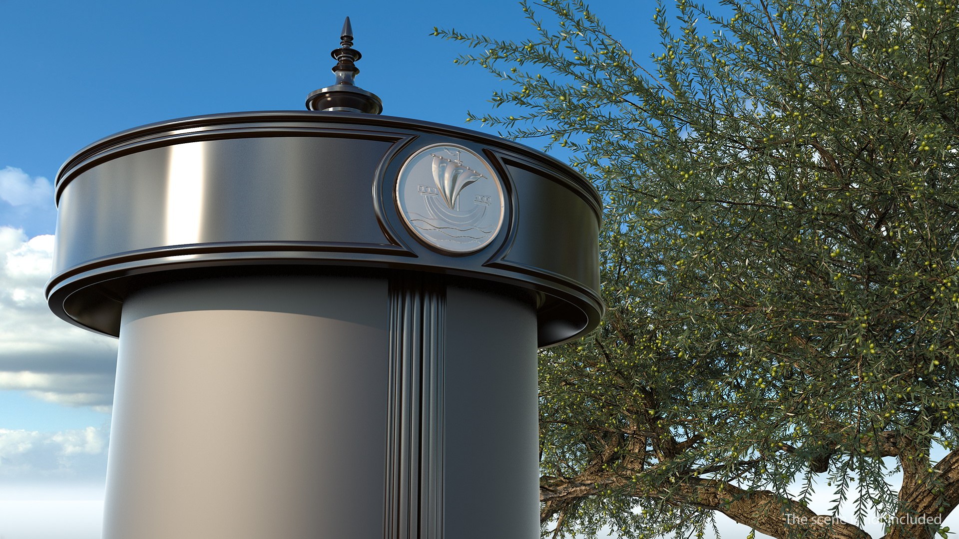 3D Vintage Advertising Column Model - TurboSquid 1480020