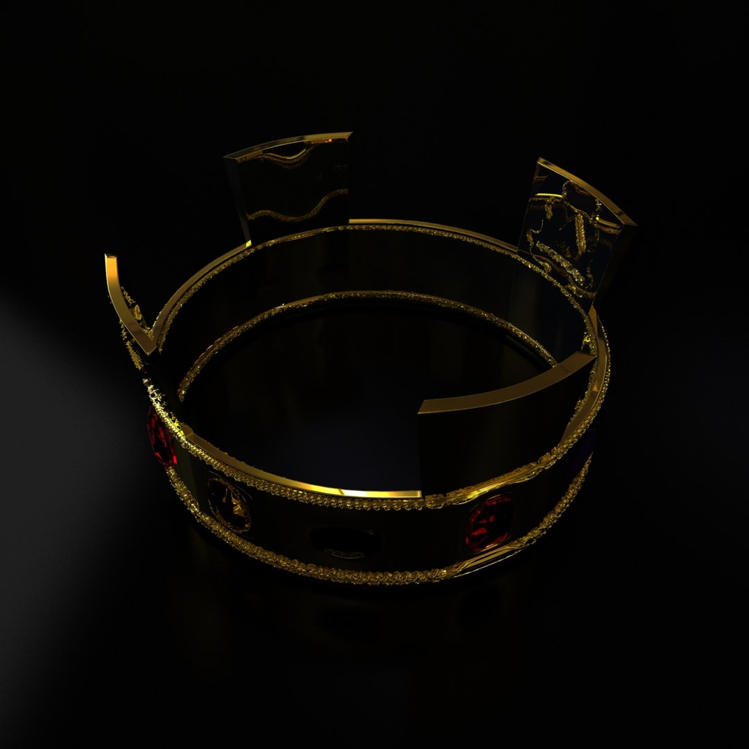 3D King Crown Model - TurboSquid 1266338