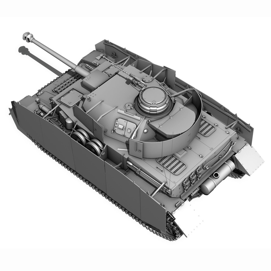 3ds German Panzer 4 Ausf