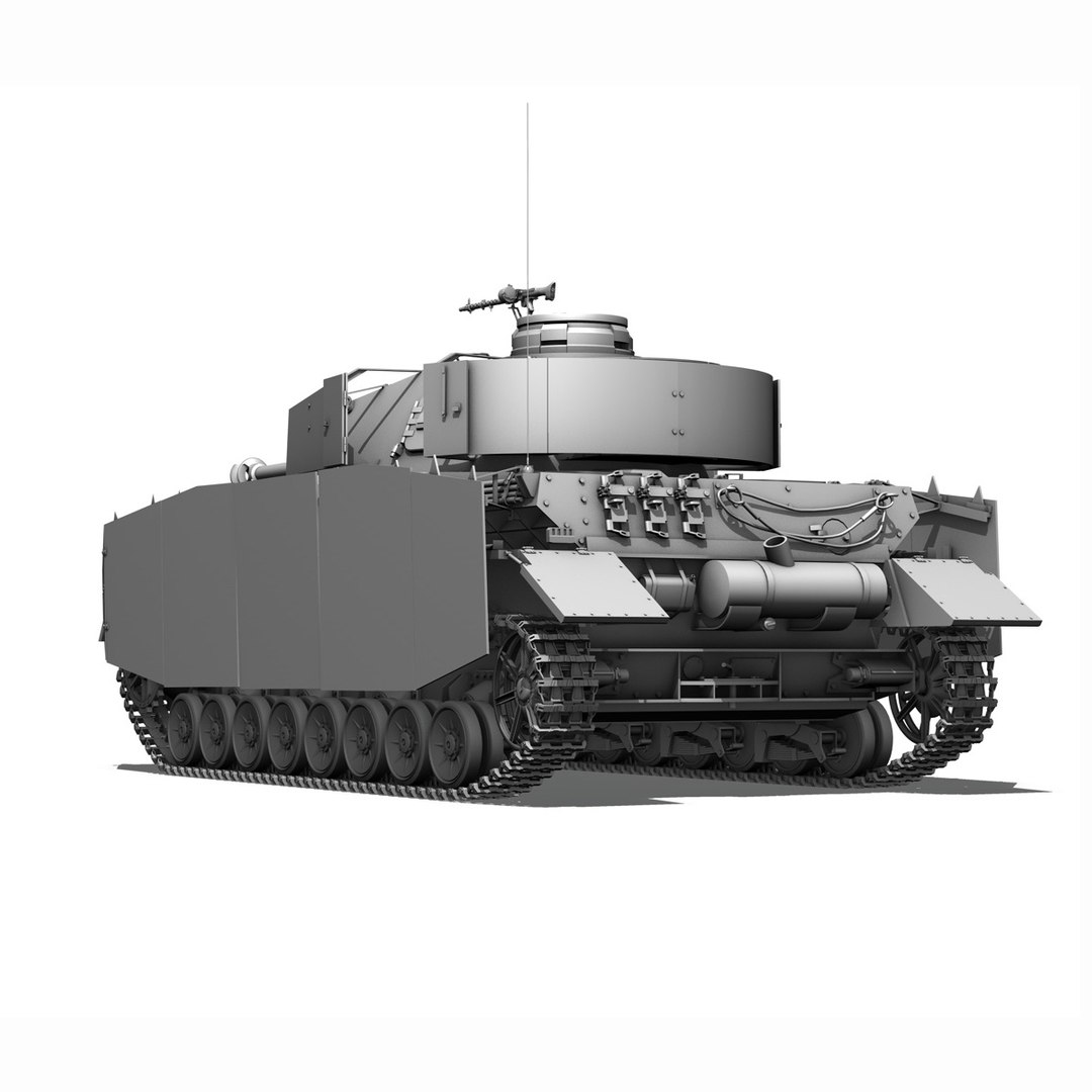 3ds German Panzer 4 Ausf