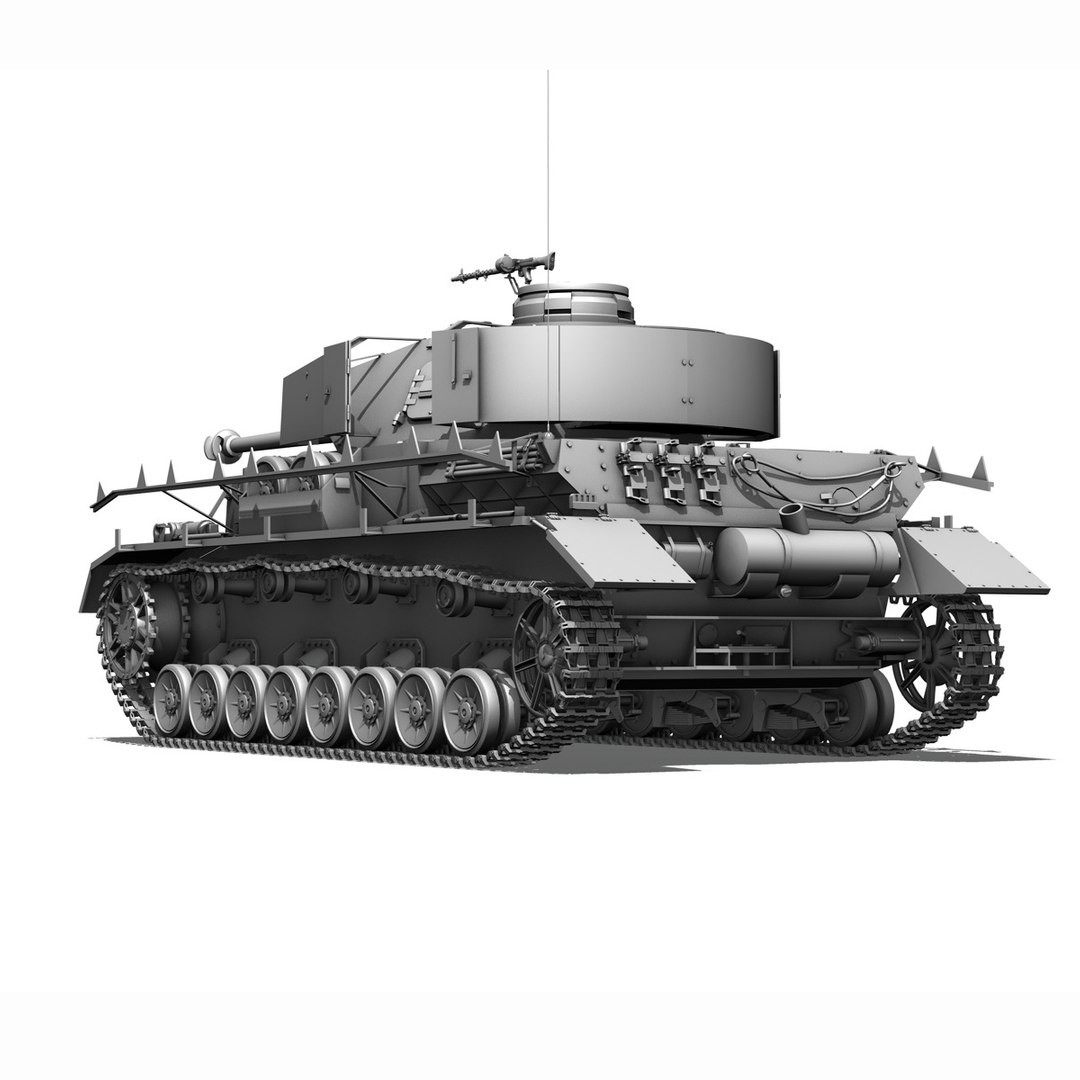 3ds German Panzer 4 Ausf