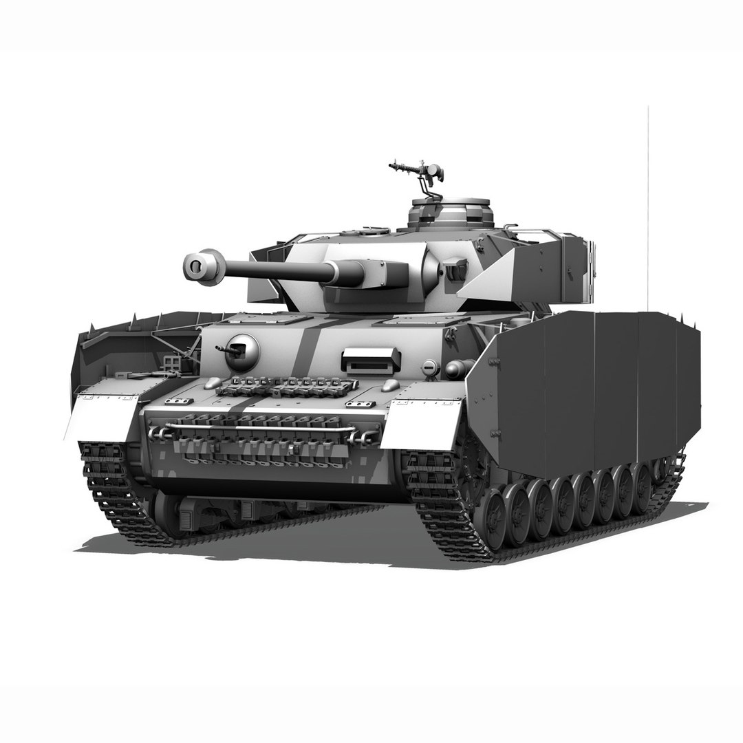 3ds German Panzer 4 Ausf