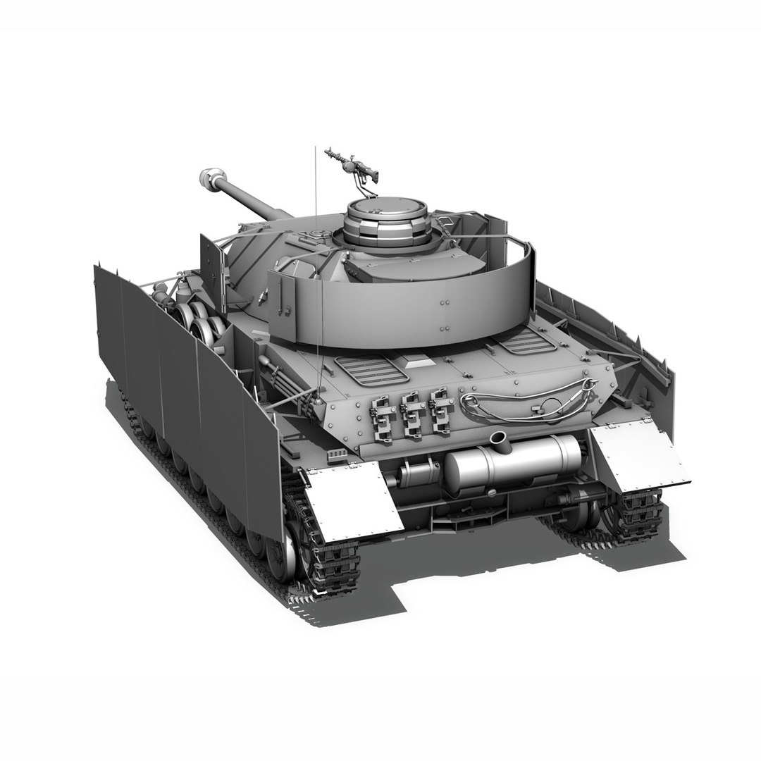 3ds German Panzer 4 Ausf