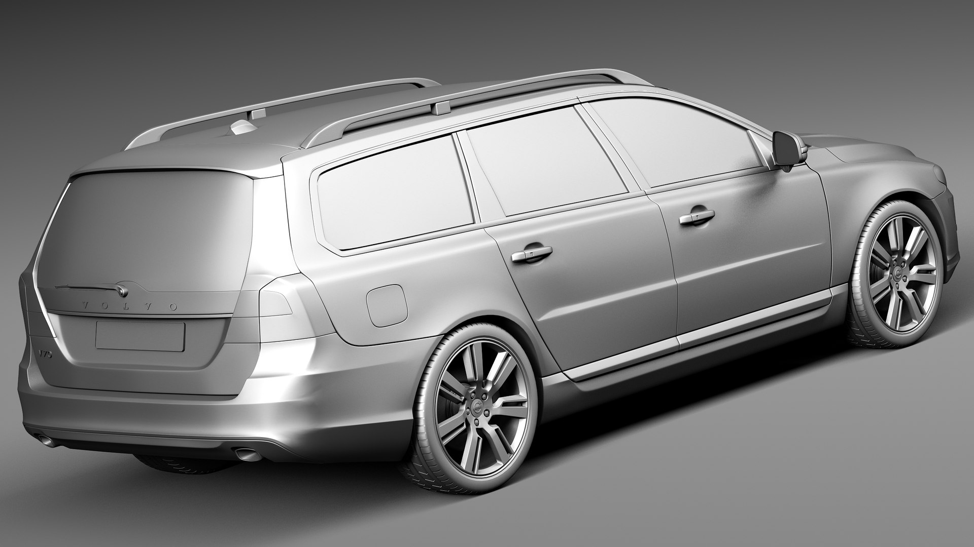 2013 2014 V70 3d Model
