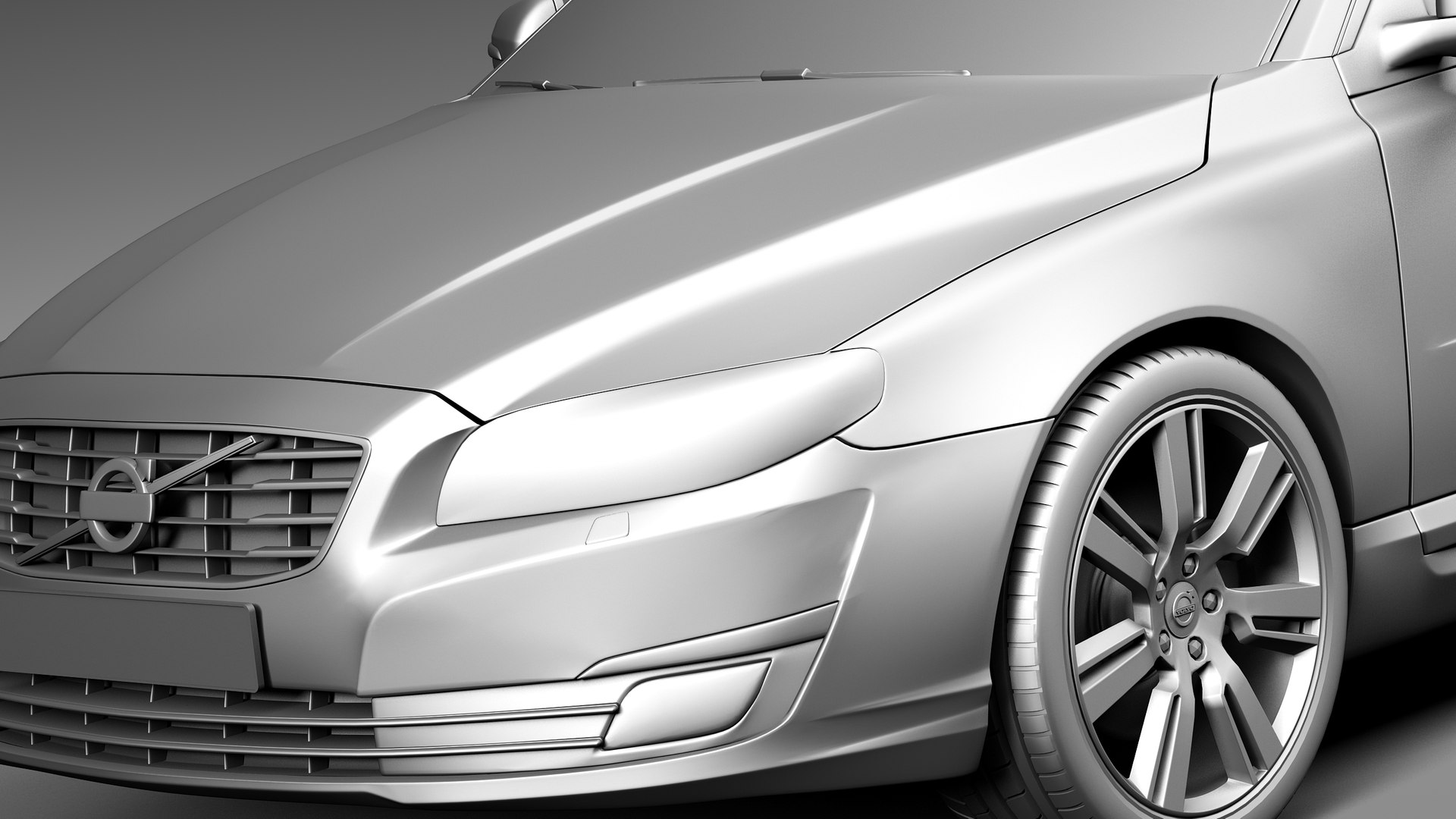 2013 2014 V70 3d Model