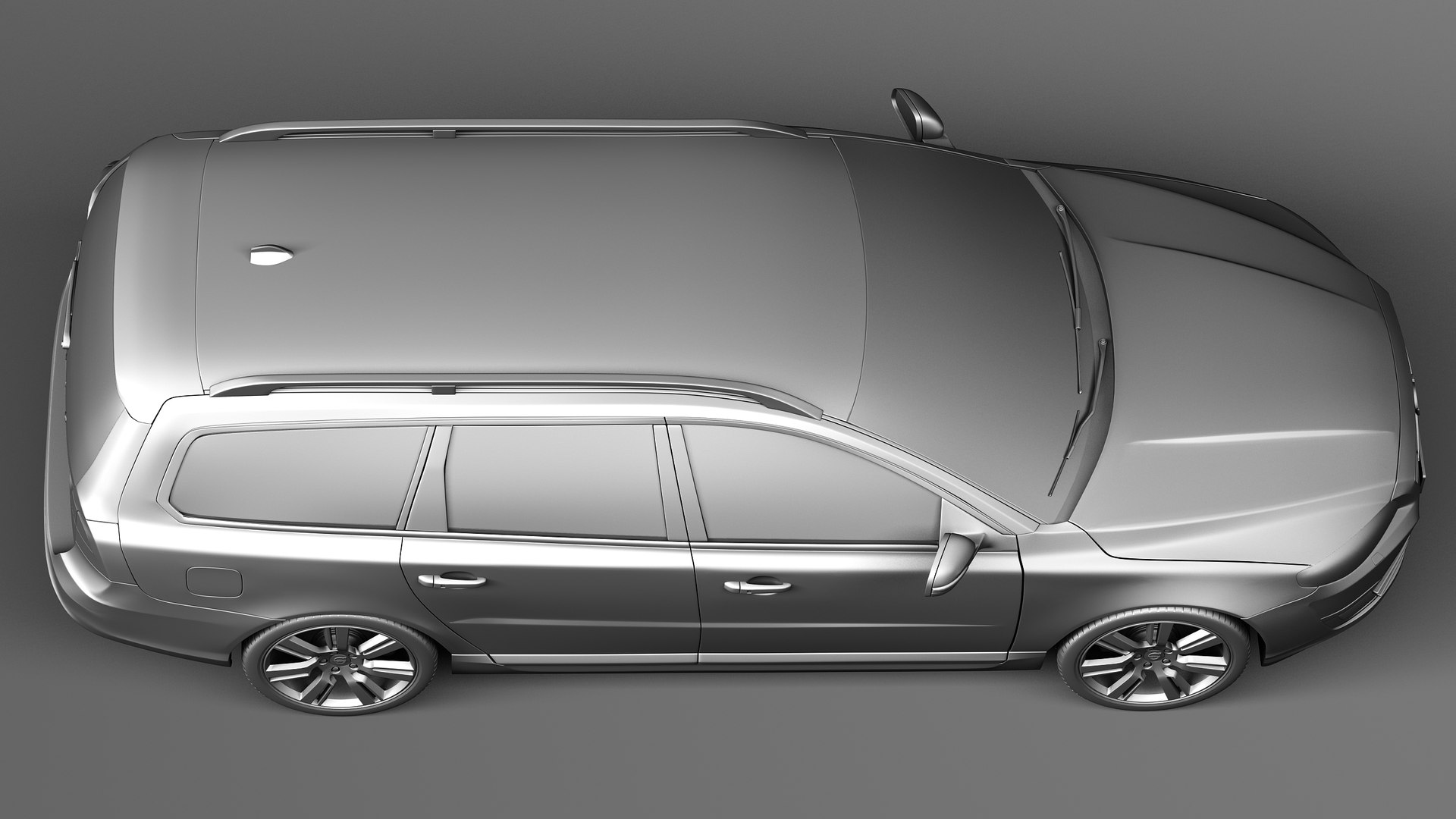 2013 2014 V70 3d Model