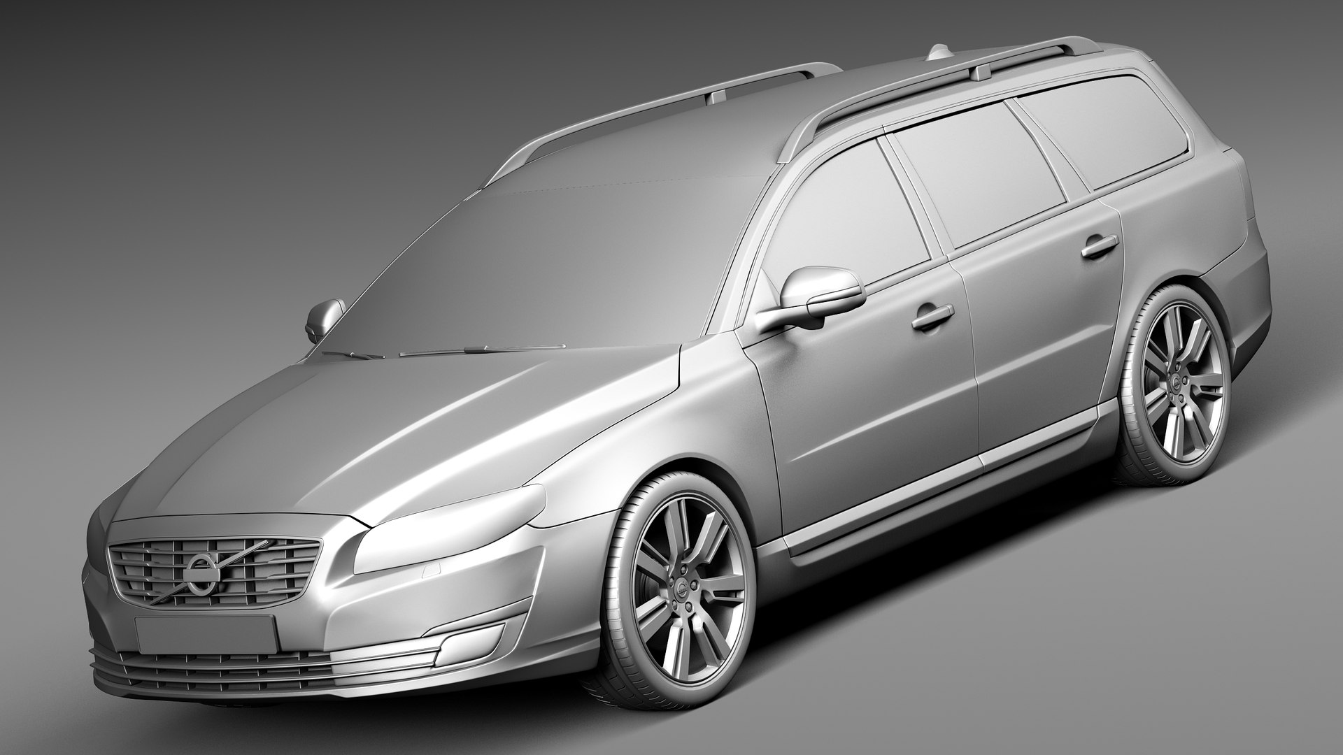 2013 2014 V70 3d Model