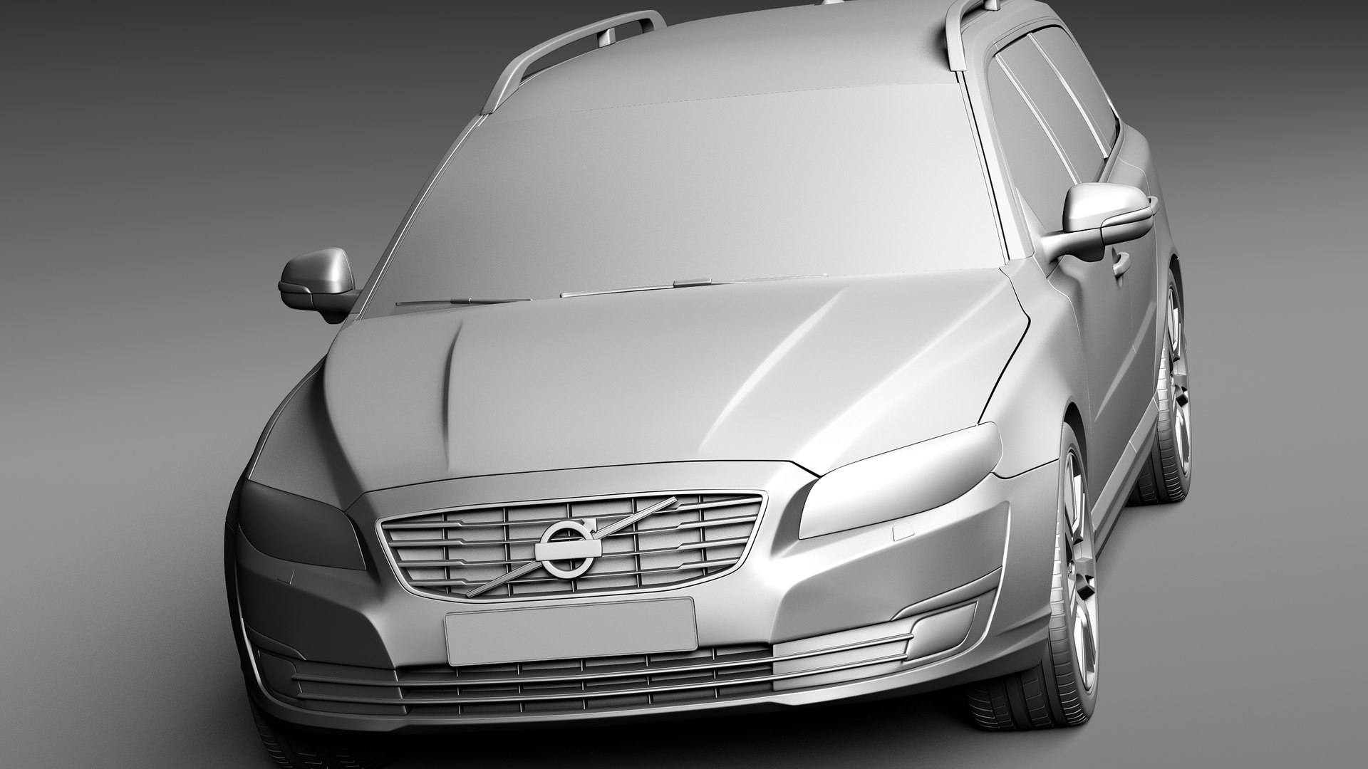 2013 2014 V70 3d Model