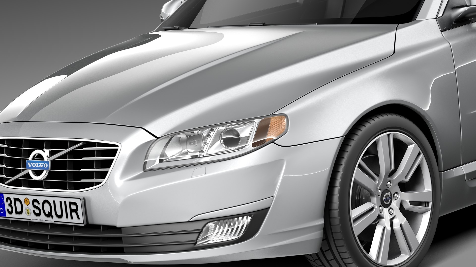 2013 2014 V70 3d Model